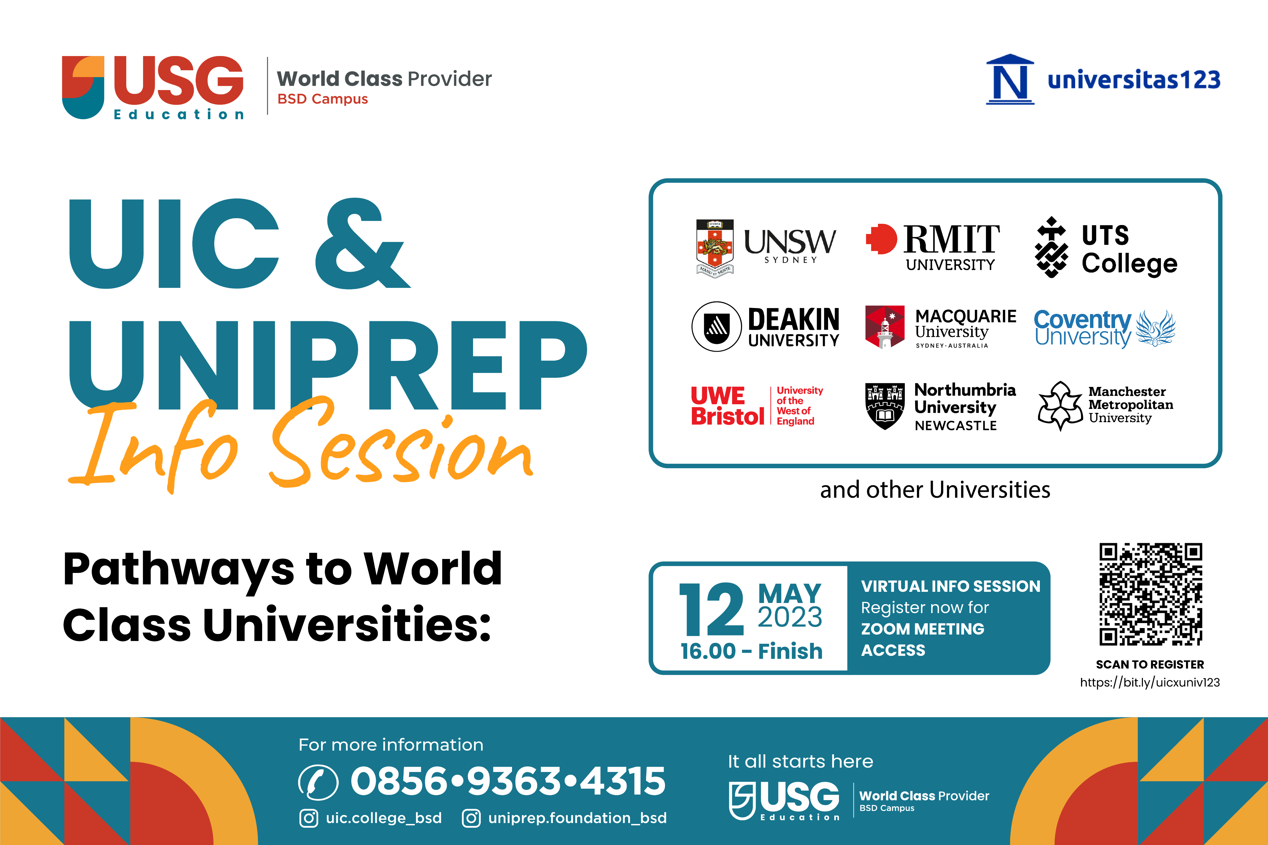 UIC & UNIPREP Info Session - Universitas123